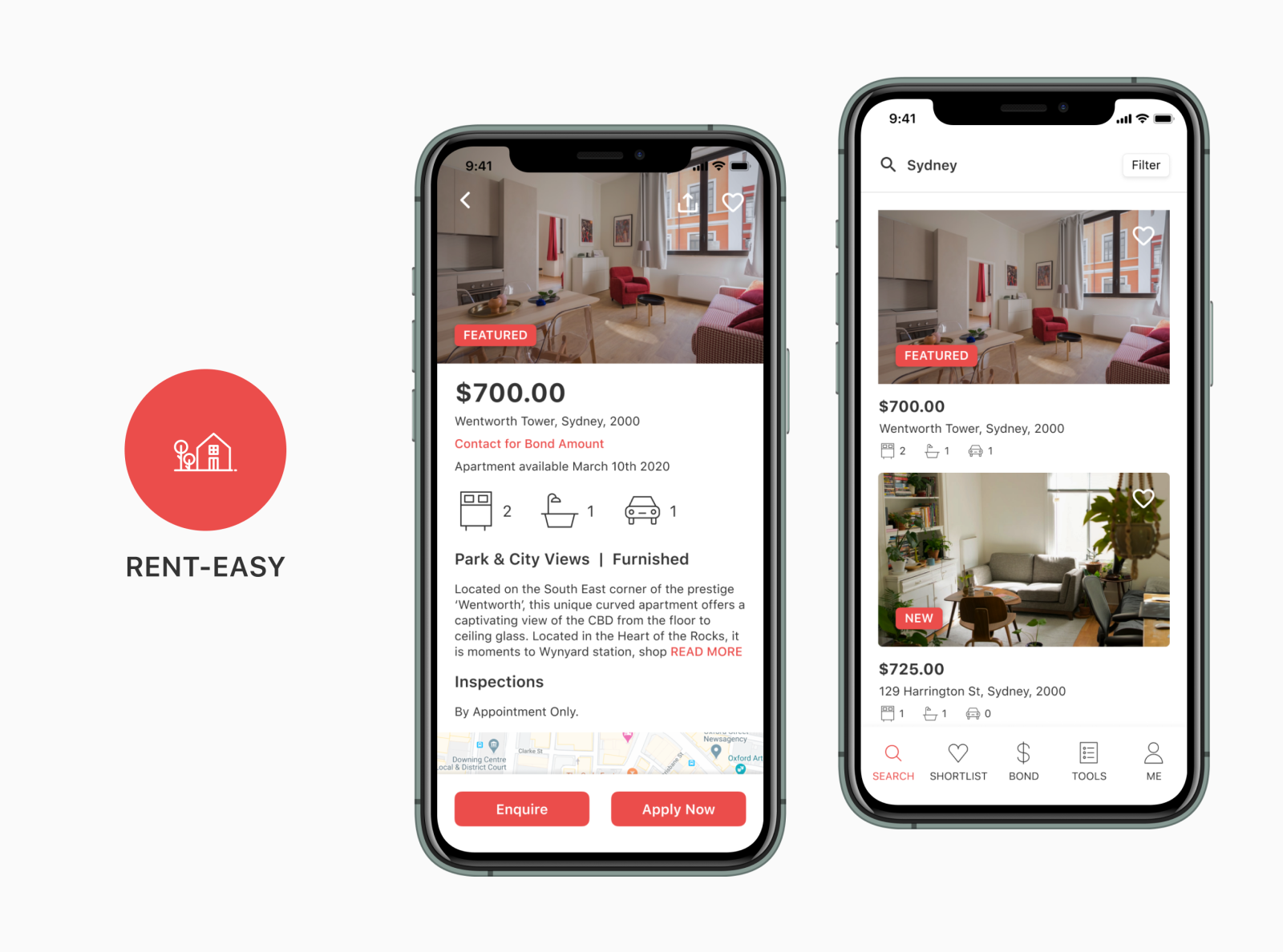 Rent-easy iOS App by Addy Nguyen on Dribbble
