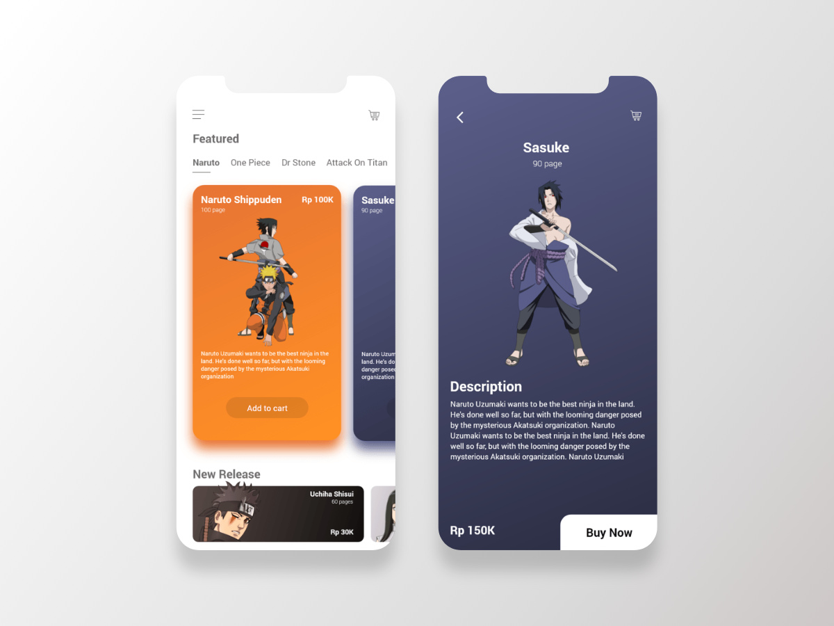 UI Concept Comic App by Badai Ardiat on Dribbble
