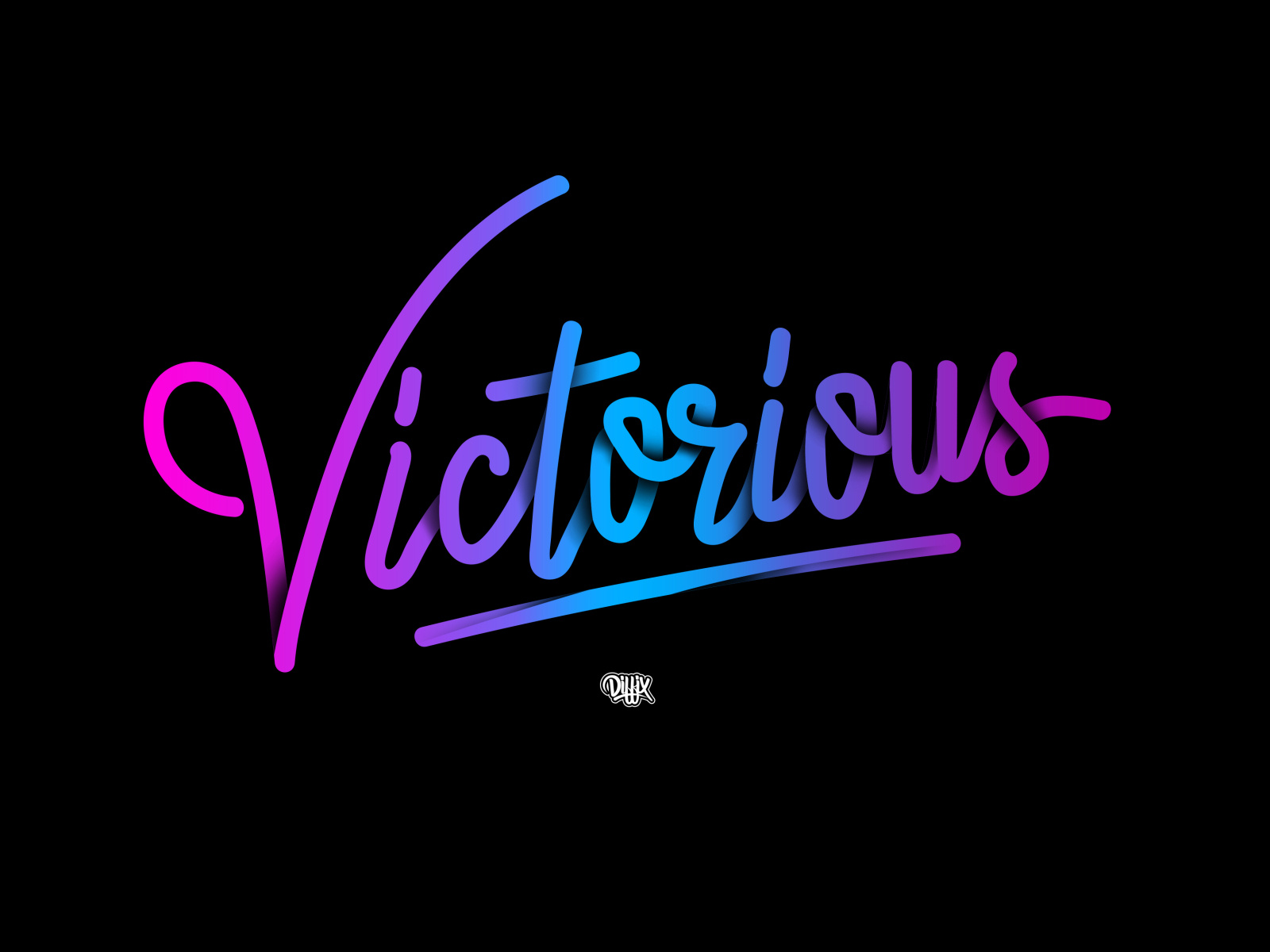 Victorious by Diffix ph on Dribbble