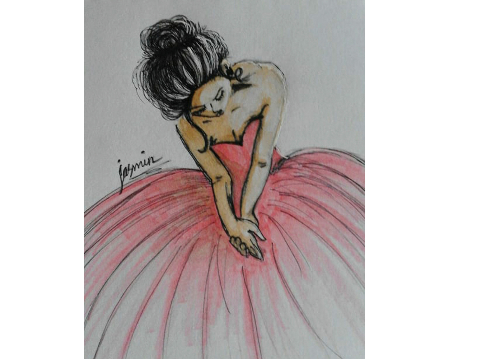 Sad Lady by jasmin designer on Dribbble