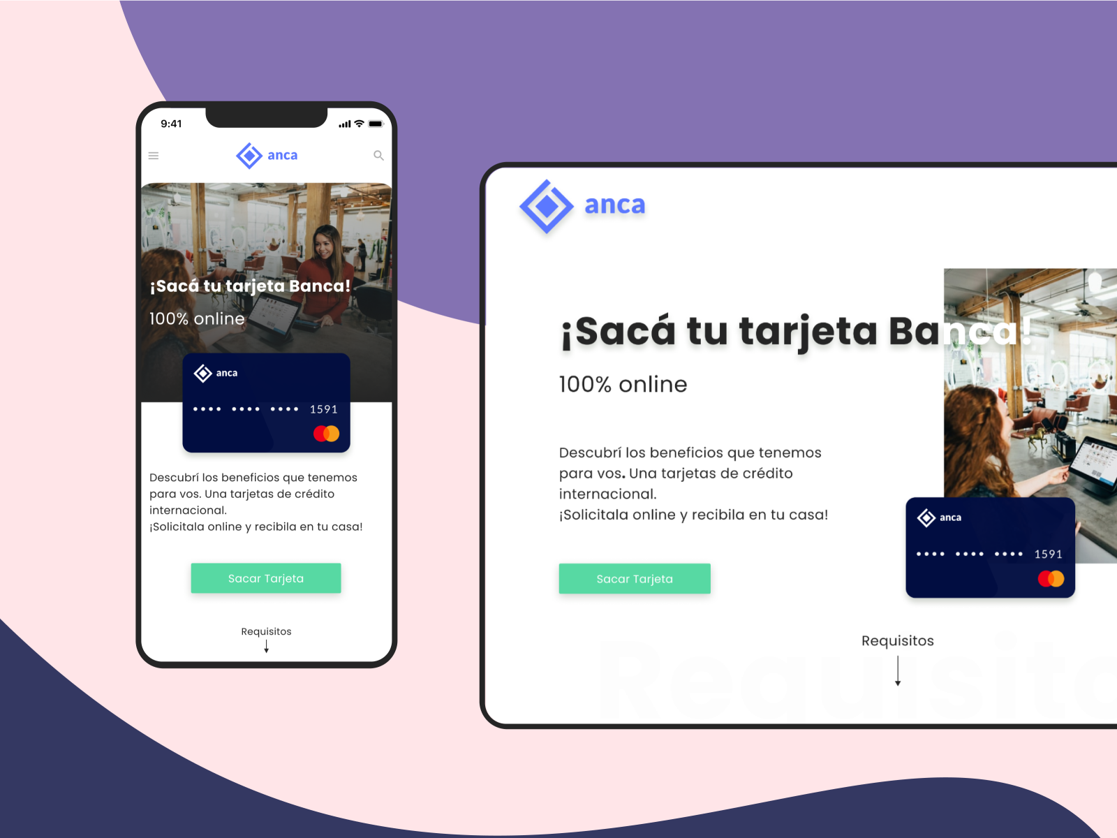 Bank - Onboarding of Credit Card by Ezequiel Cenícola on Dribbble