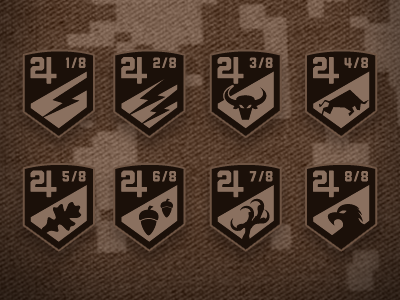 Military Insignia by Trevor Brennan on Dribbble