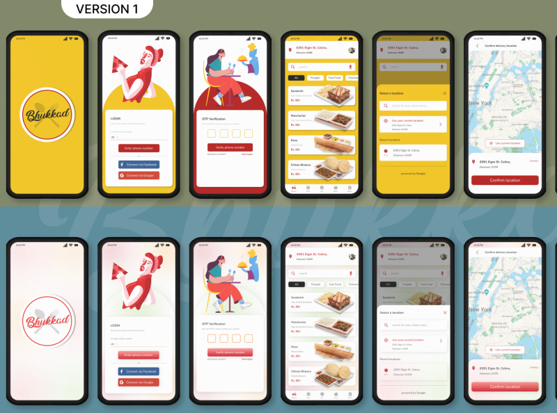 UI Design For Food App by Dharmendrasinh Vaghela on Dribbble