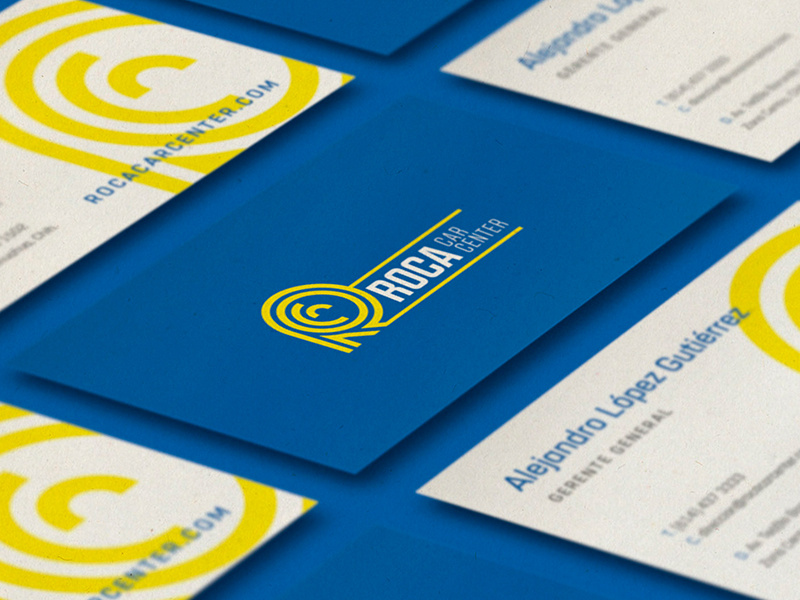 Roca Car Center | Branding by Alberto Chávez on Dribbble