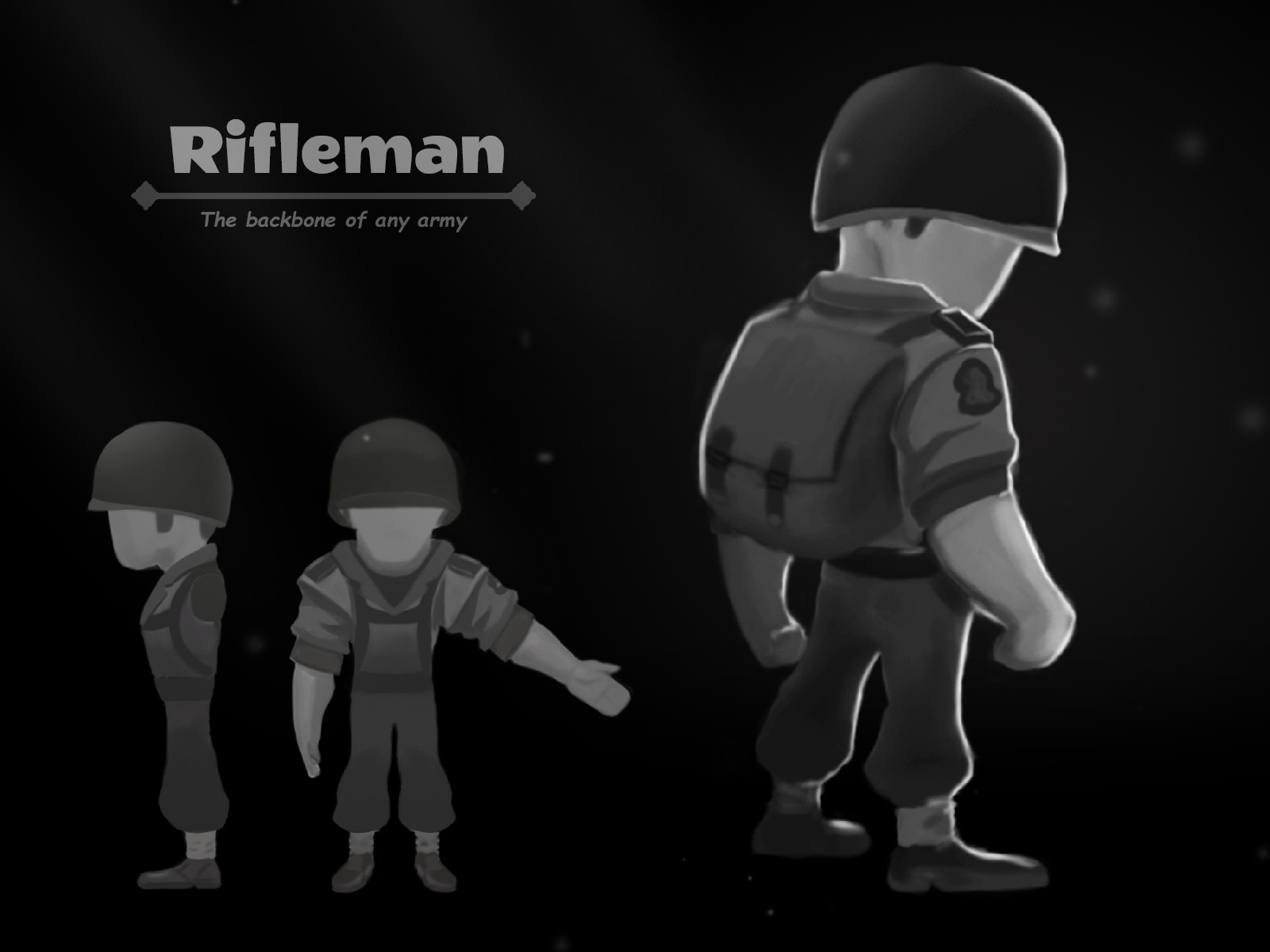 Rifleman - character design by Moho Raad on Dribbble