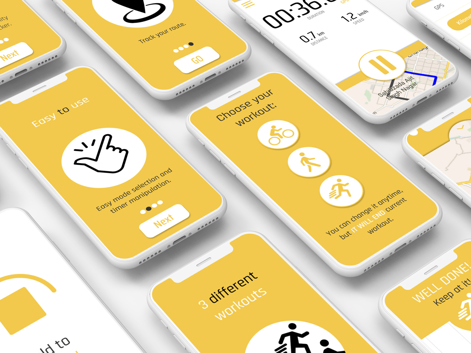 Coach Potato-workout app design by Ina Pajković on Dribbble