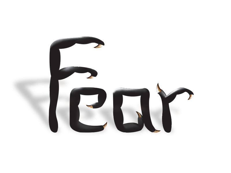 Fear Word Art