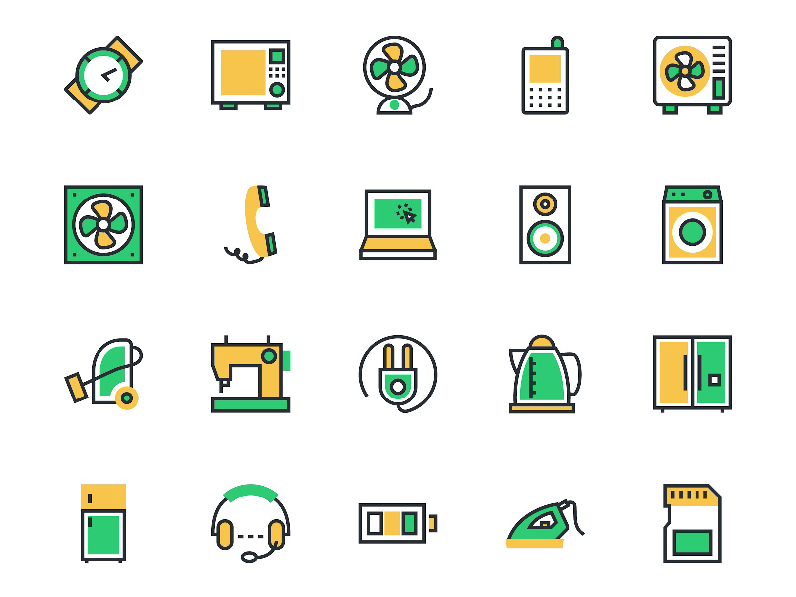Electro Icons Pack part 2 by Romis Riyool - Raza on Dribbble
