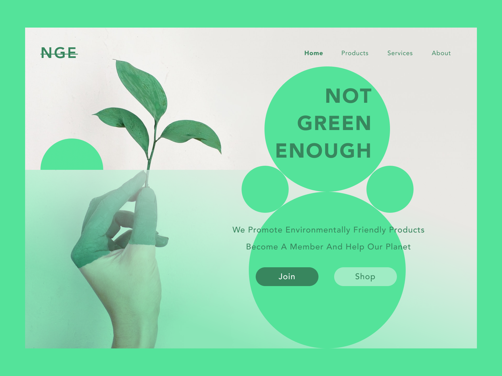 Not Green Enough by Gian D on Dribbble