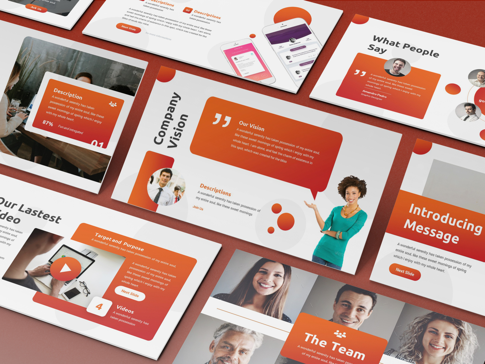 Creative - Agency Powerpoint Template by Slidefactory Studio on Dribbble