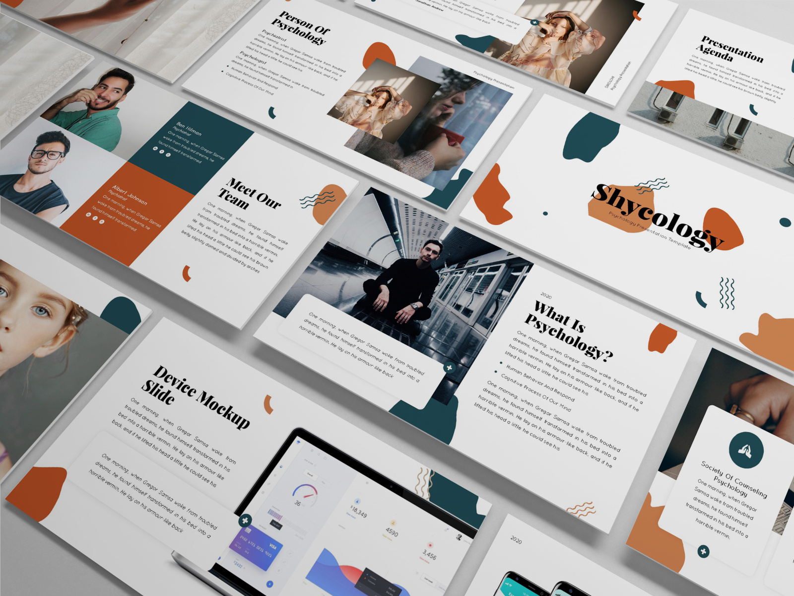 Shycology – Psychology Presentation Template by SlideFactory on Dribbble