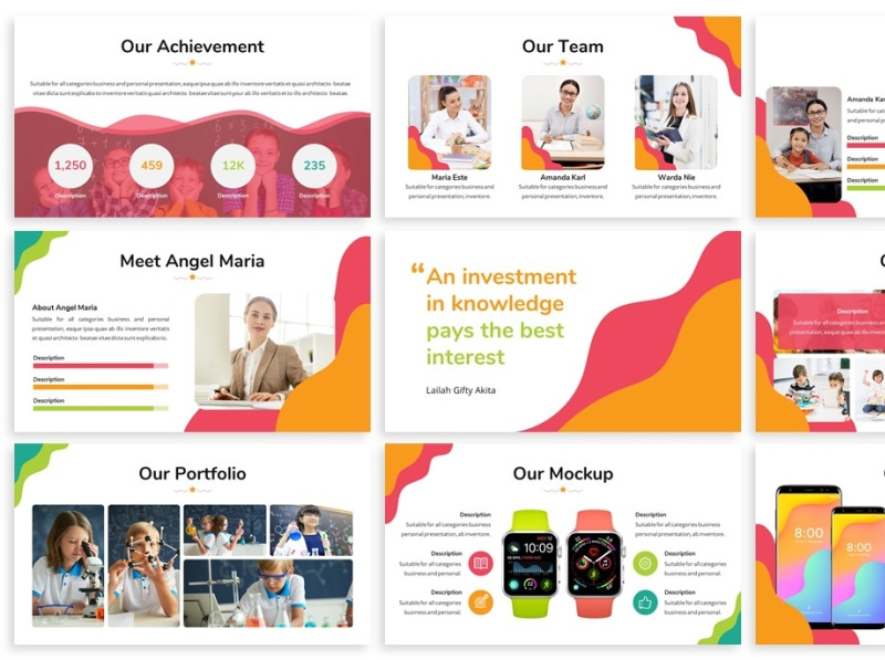 Kids Zone – Playful Presentation Template by SlideFactory on Dribbble