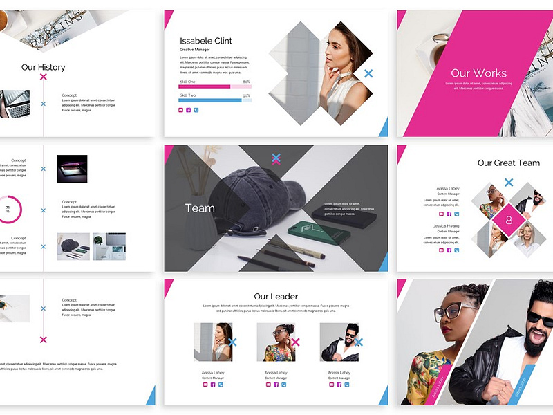 Xtra - Simplicity Powerpoint Template by Slidefactory Studio on Dribbble