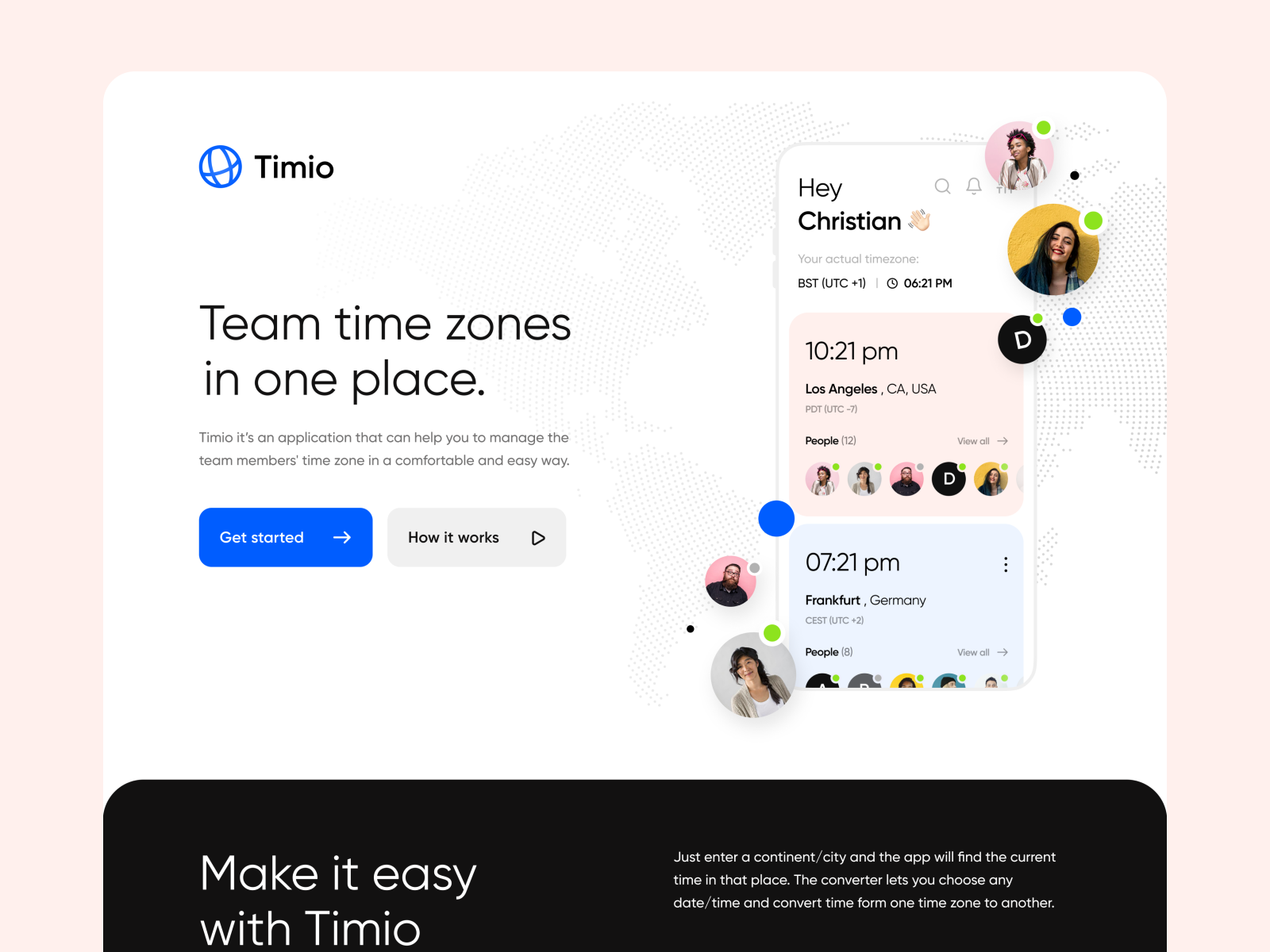 Time Zones Management | App by Eugeniusz Eudokimow for Startup House on ...