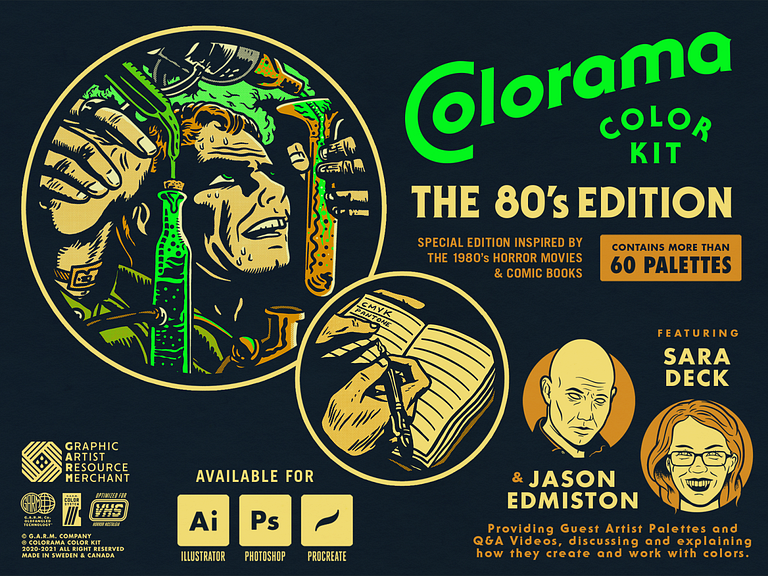 Colorama Color Kit - 80's Edition by Emir Ayouni on Dribbble