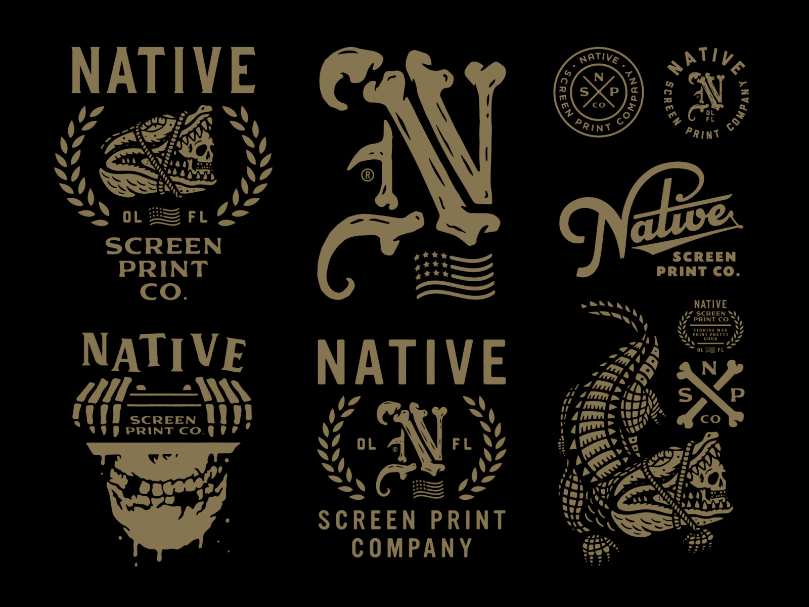 Native Screen Print Co. by Emir Ayouni on Dribbble