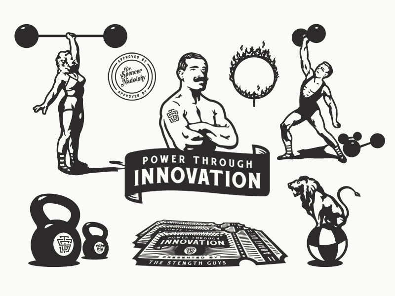 The Strength Guys - Program Illustrations by Emir Ayouni for The ...