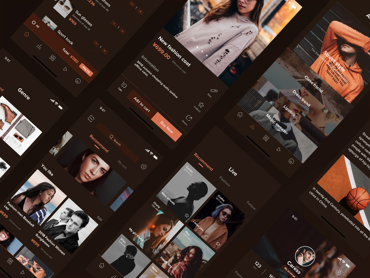 Diff Ui Design by Caress on Dribbble