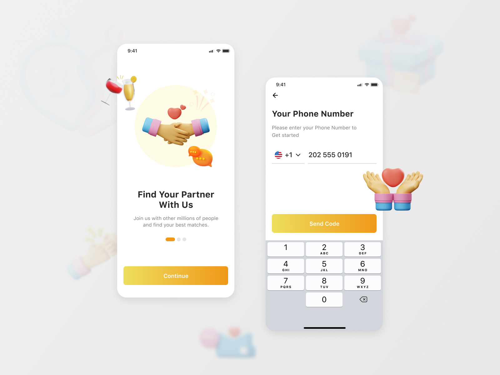 Dating Mobile App UX UI Design by Ahmer Ilyas on Dribbble Dating Mobile App UX UI Design by Ahmer Ilyas on Dribbble