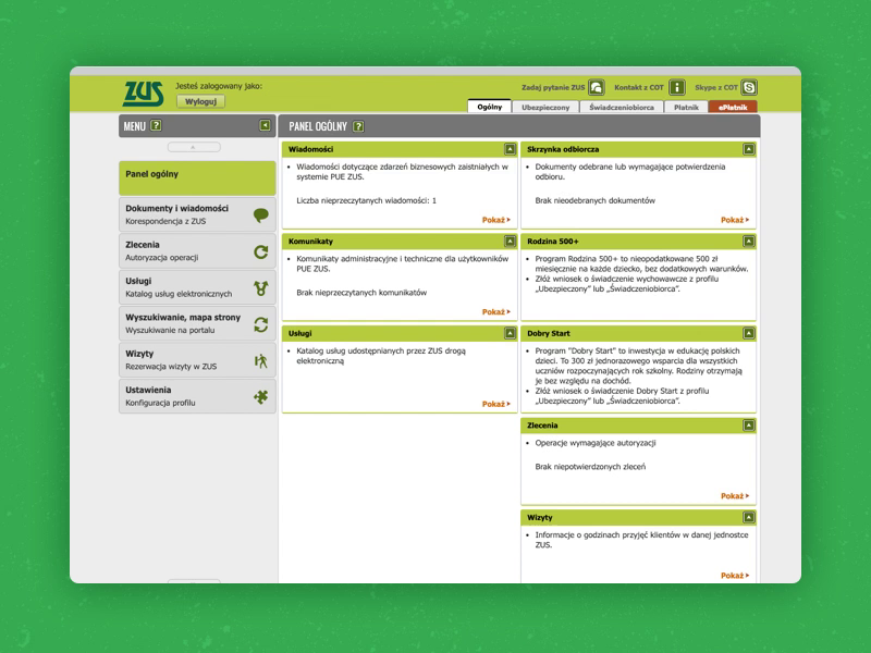 ZUS | Redesign Concpect | Old vs. New by Michał Durys for Osom Studio ...