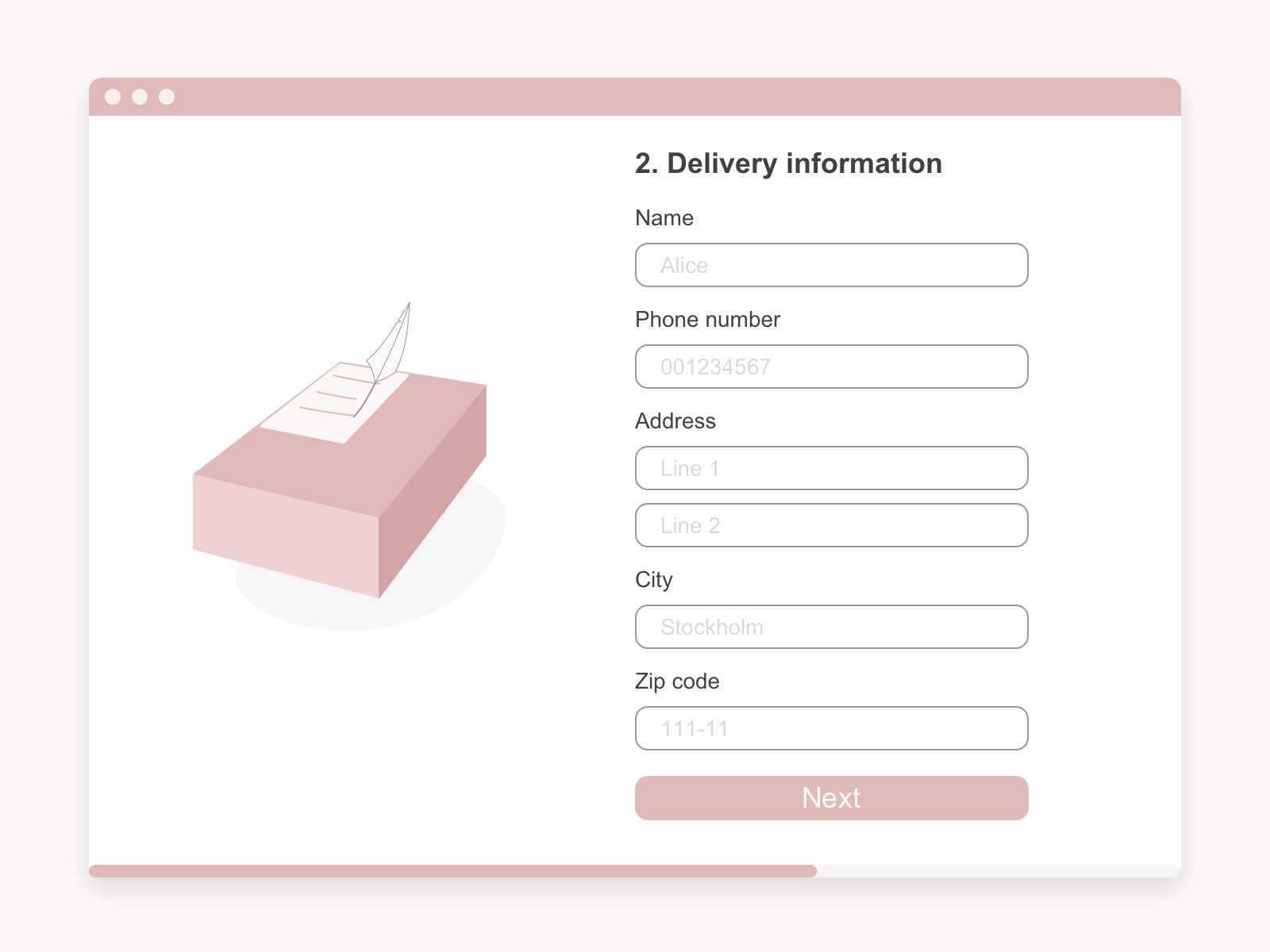 Form | Daily UI 082 by Yinan on Dribbble