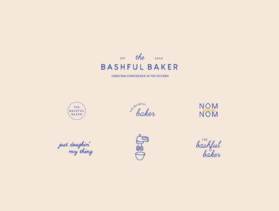 Bashful Baker Dynamic Logo System by Julianna Marttila on Dribbble