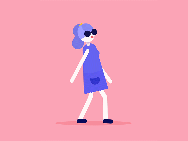 Lean back by Kate Hanrahan on Dribbble