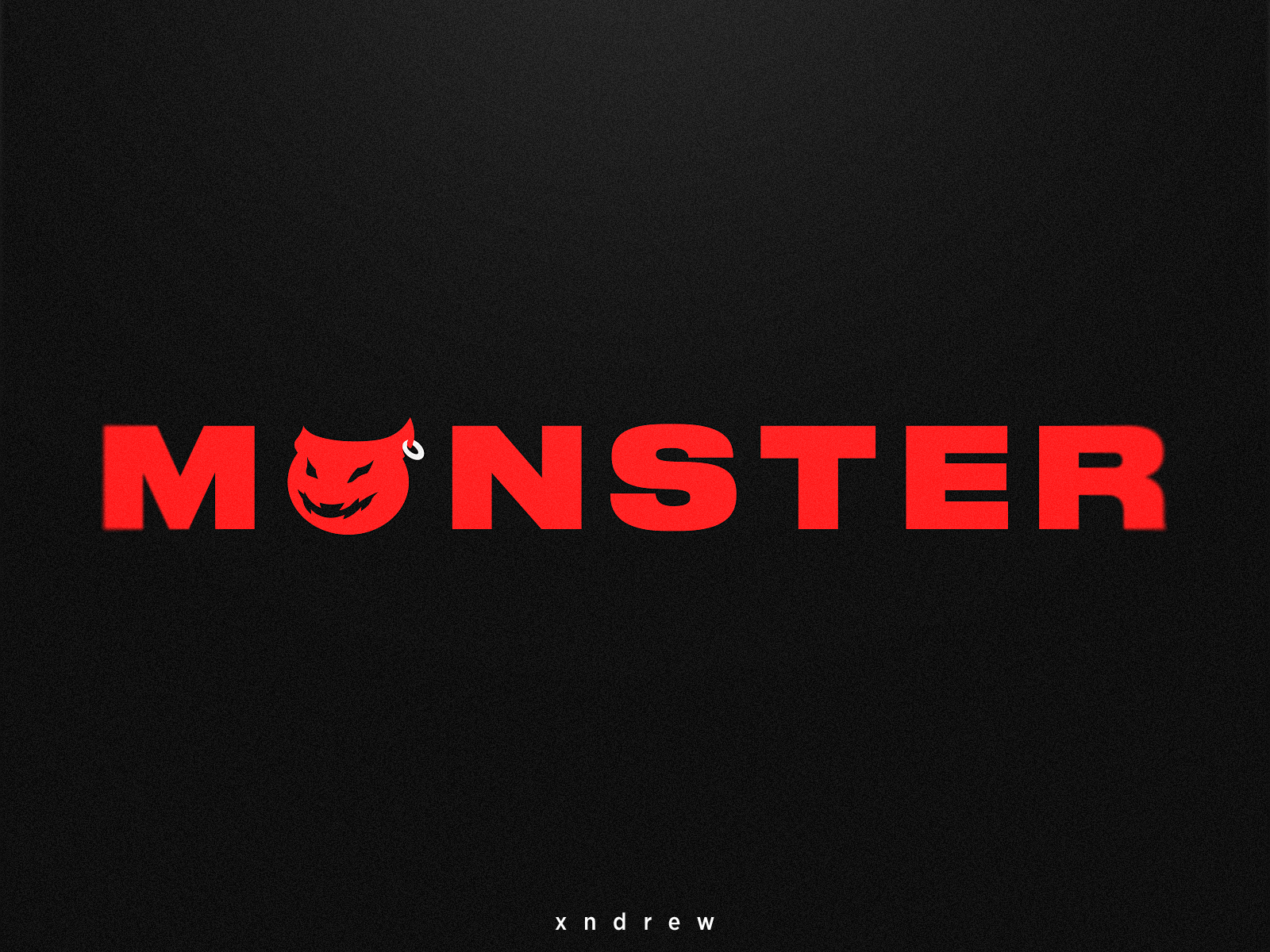 Monster logo by Xndrew on Dribbble