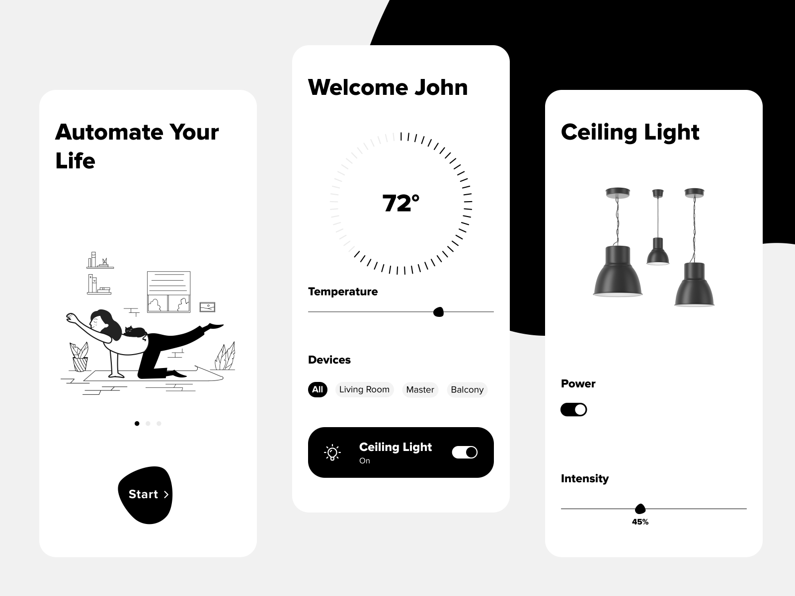 Smart Home Minimalism by Justin Comstock on Dribbble
