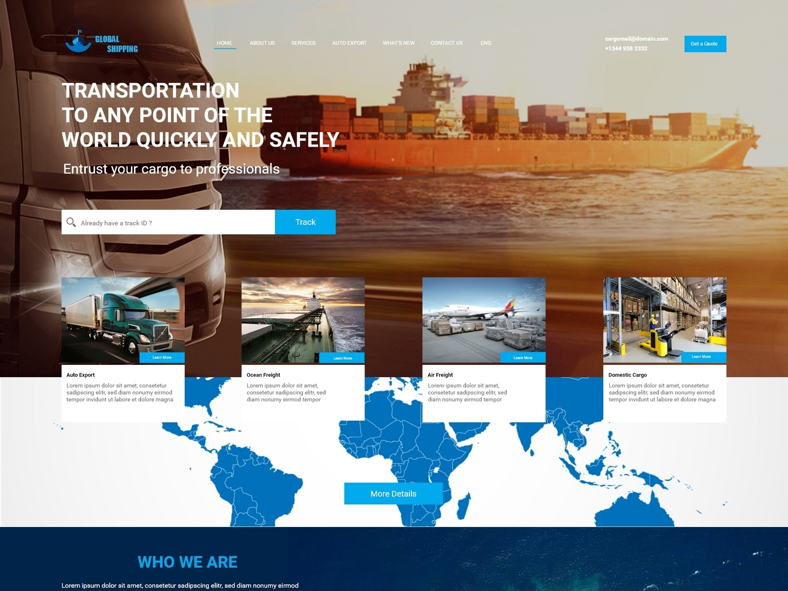 Cargo Shipping Company Branding by Sona Keyan on Dribbble