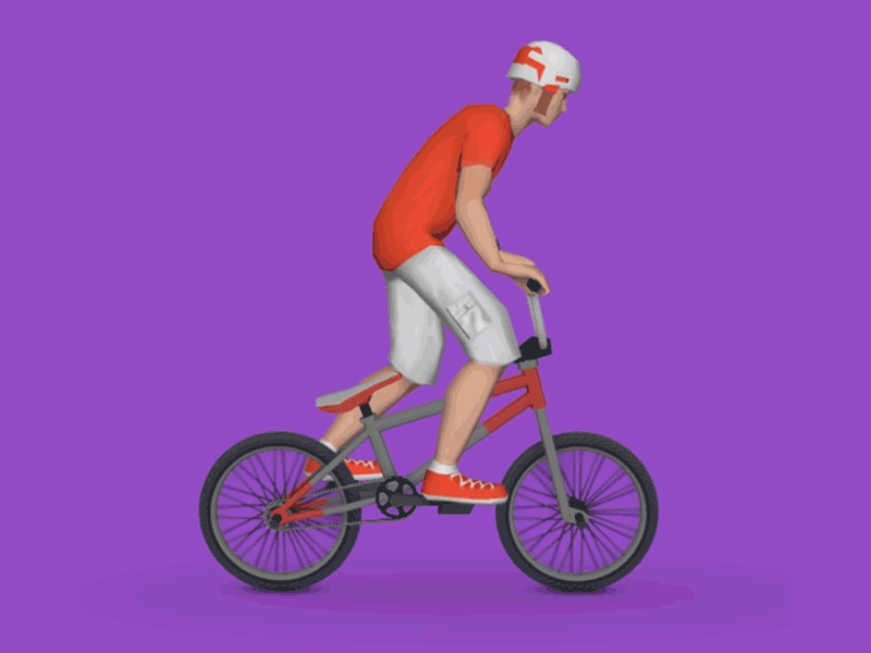 Cycling push animation by yogesh singh on Dribbble