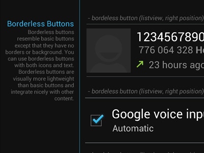 Bootstrap template for Android 2 by Michal Feltl on Dribbble