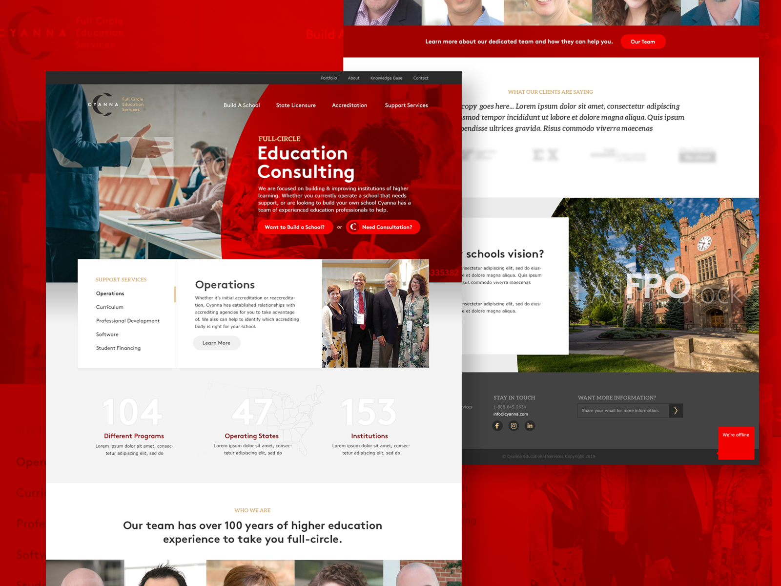 Website refresh by Alexis Branham on Dribbble