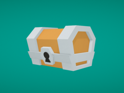 Low Poly Chest by Anastasiia on Dribbble