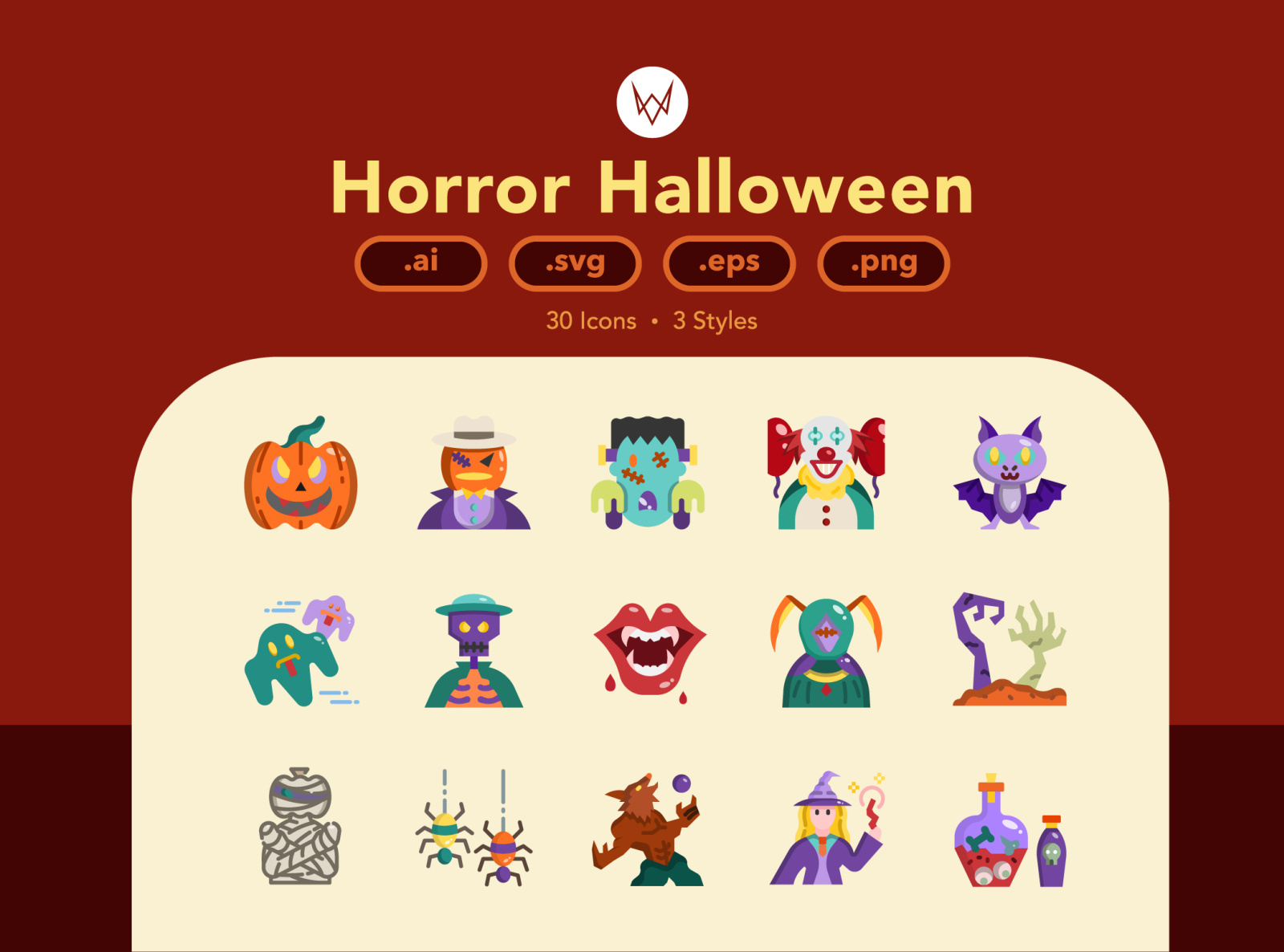 Horror Halloween by VINZENCE STUDIO on Dribbble