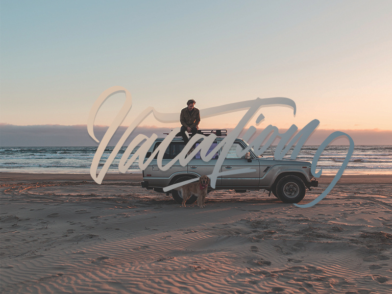 Vacation hand lettering by adinuritype on Dribbble