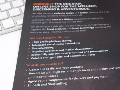 A5 flyer by Andrew Lucas on Dribbble