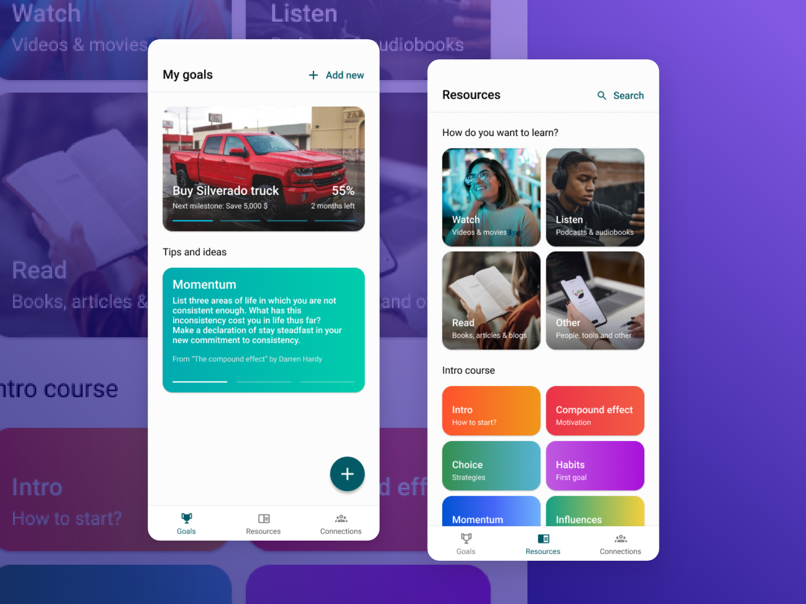 The Achiever iOS app design by Gytis Markevičius on Dribbble