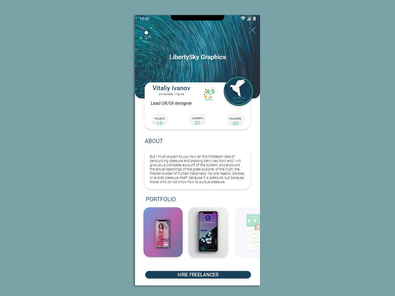 006 Dayli UI: User Profile Mockup by Rafael Diaz on Dribbble