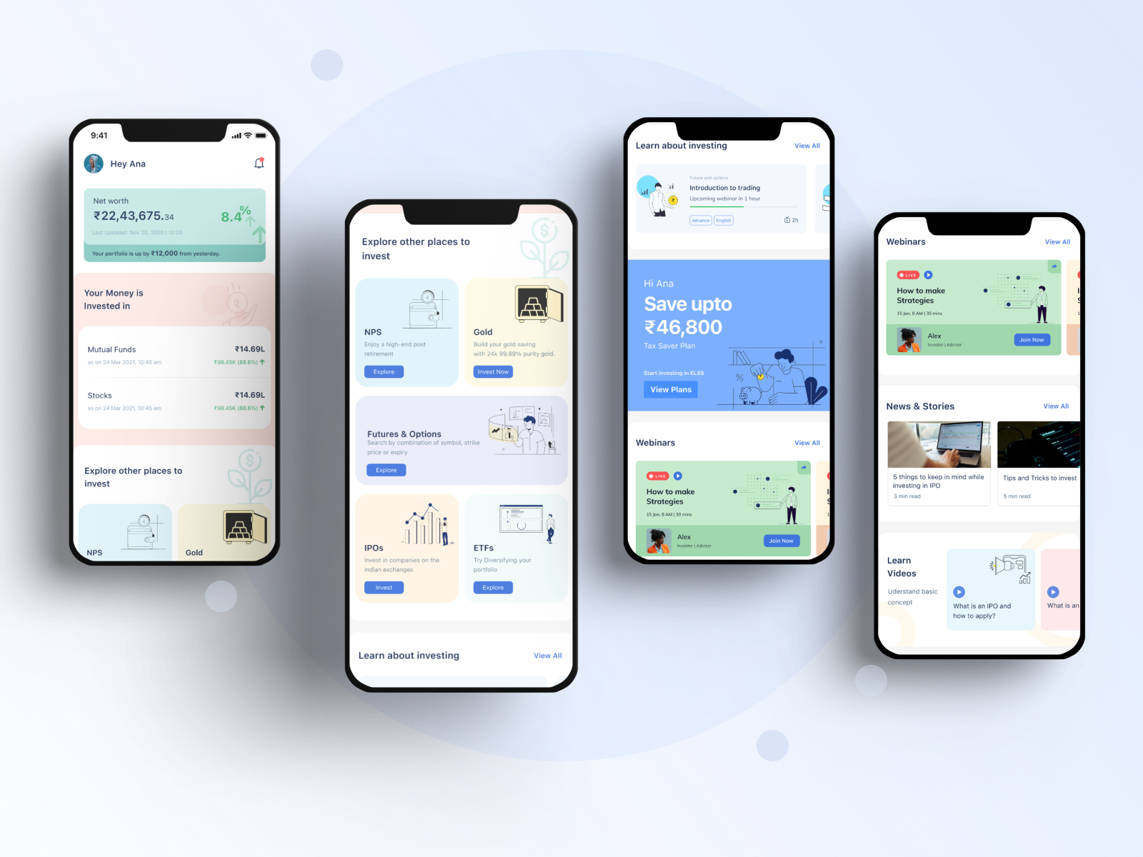 Fintech App- Dashboard by Archana on Dribbble