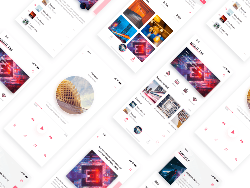 FM APP by C_Clin on Dribbble