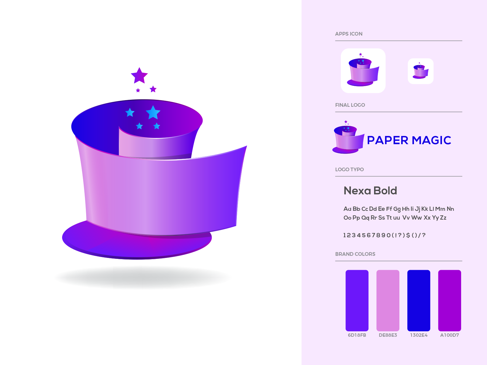 Paper Magic Logo Design by Ruhul Amin Rubel on Dribbble