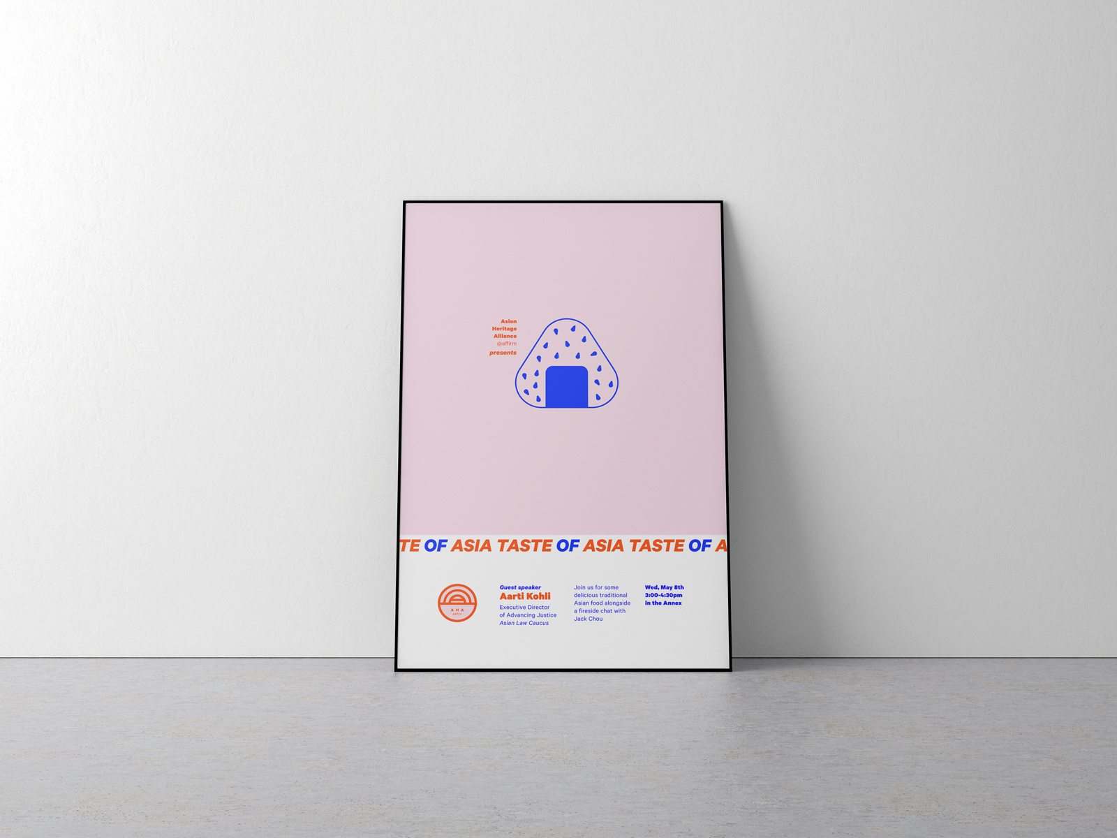 Asian Heritage Alliance poster by Siena for Affirm on Dribbble