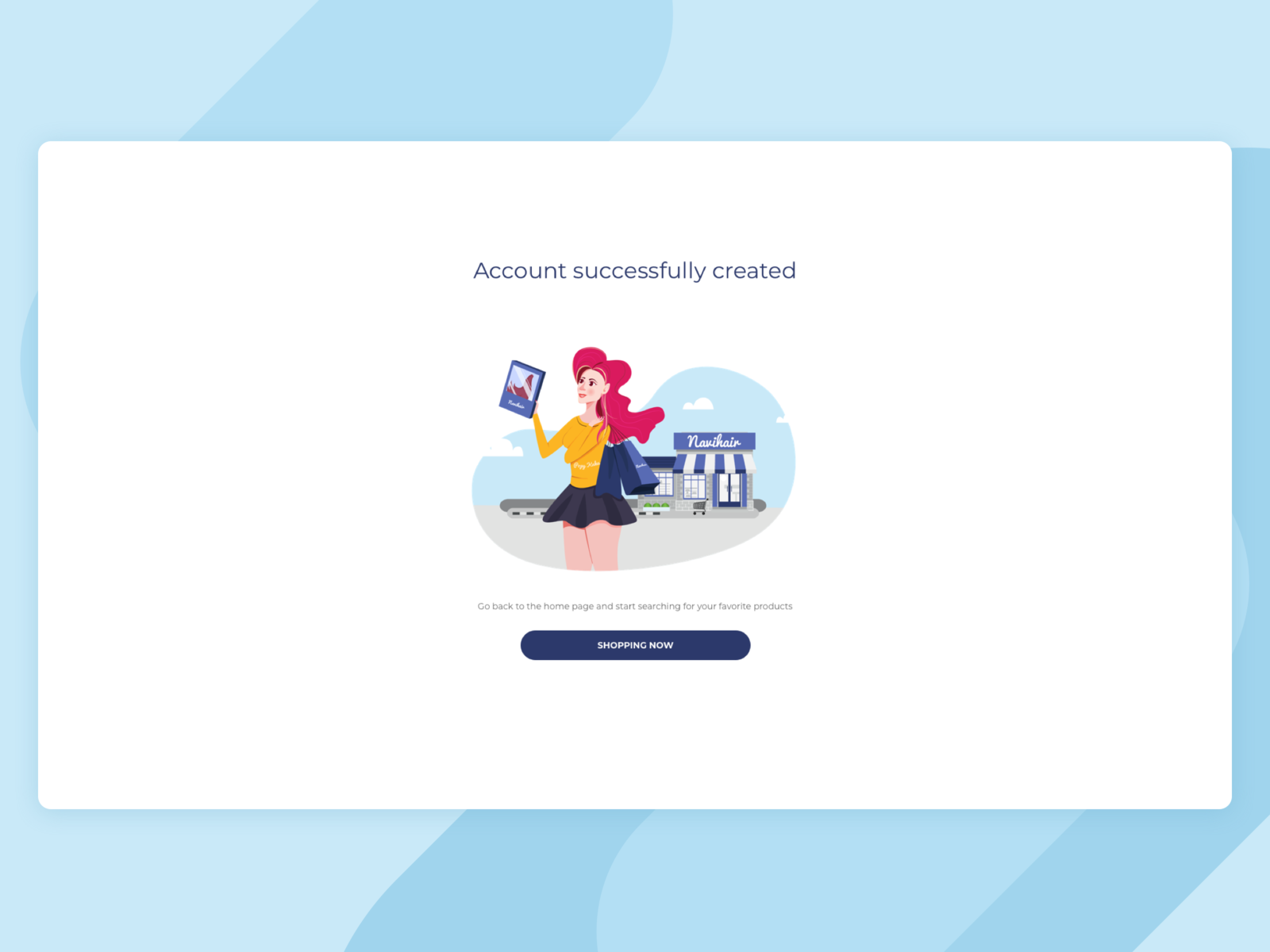 Account Successfully Created By Popy Kaka On Dribbble 