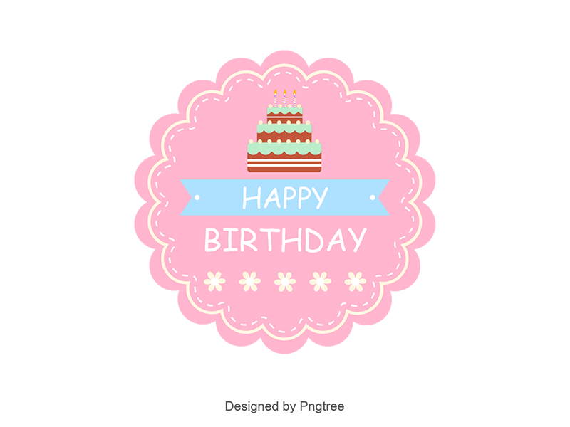 Birthday Label By Pngtree On Dribbble birthday-label-by-pngtree-on-dribbble