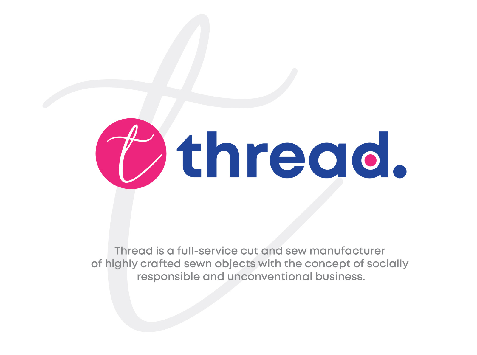 Thread Logo by Ismail Zakari on Dribbble