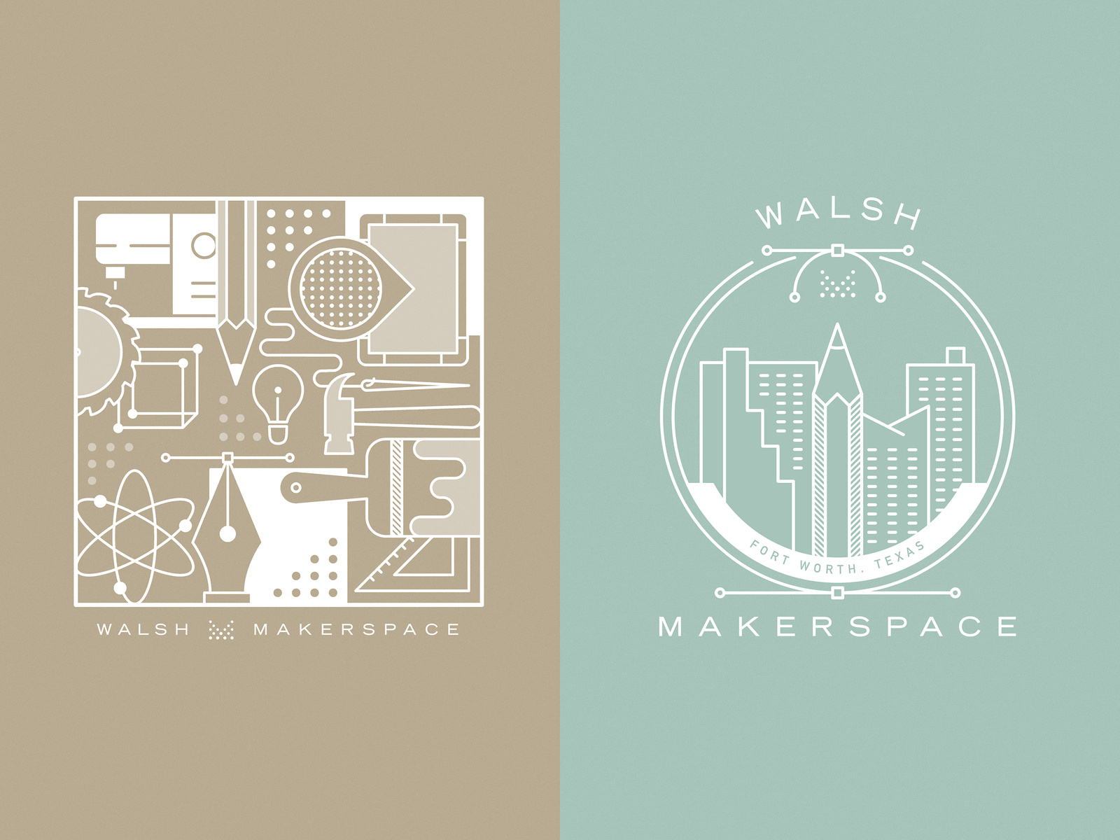 Unused Makerspace Designs by Hannah Smith for Trust Design Shop on Dribbble