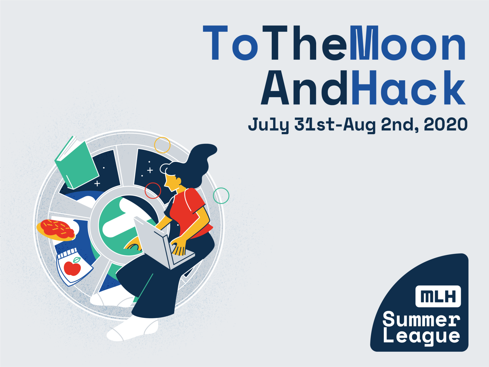 To the moon and hack by Victoria Yen on Dribbble