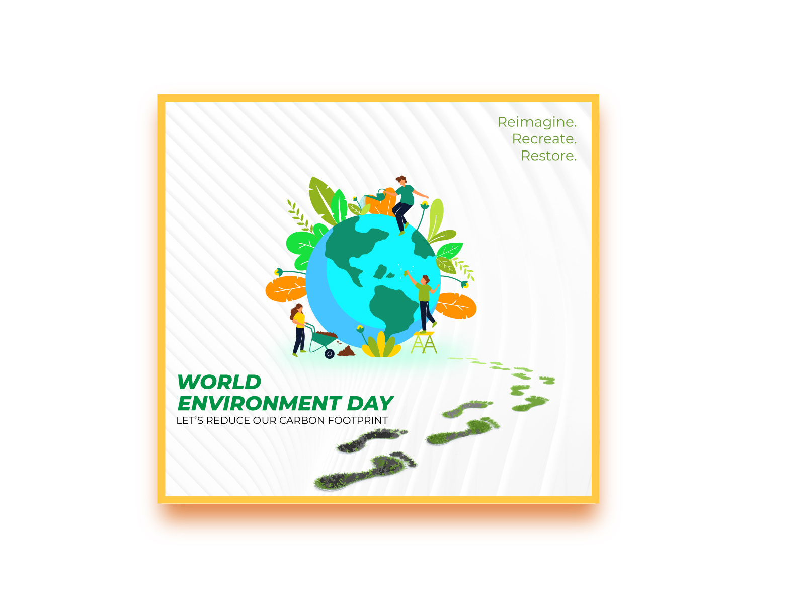 world environment day earth by Mubeen Rahman on Dribbble