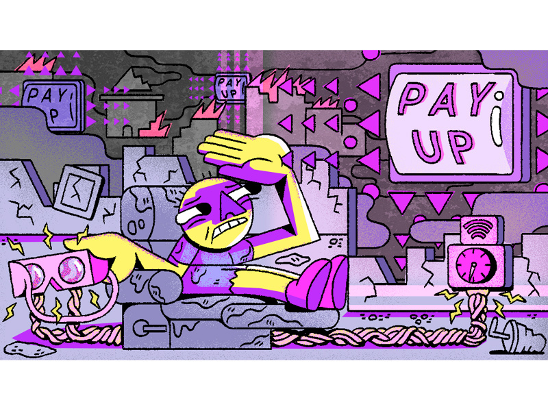 Pay Up by James Dybvig on Dribbble